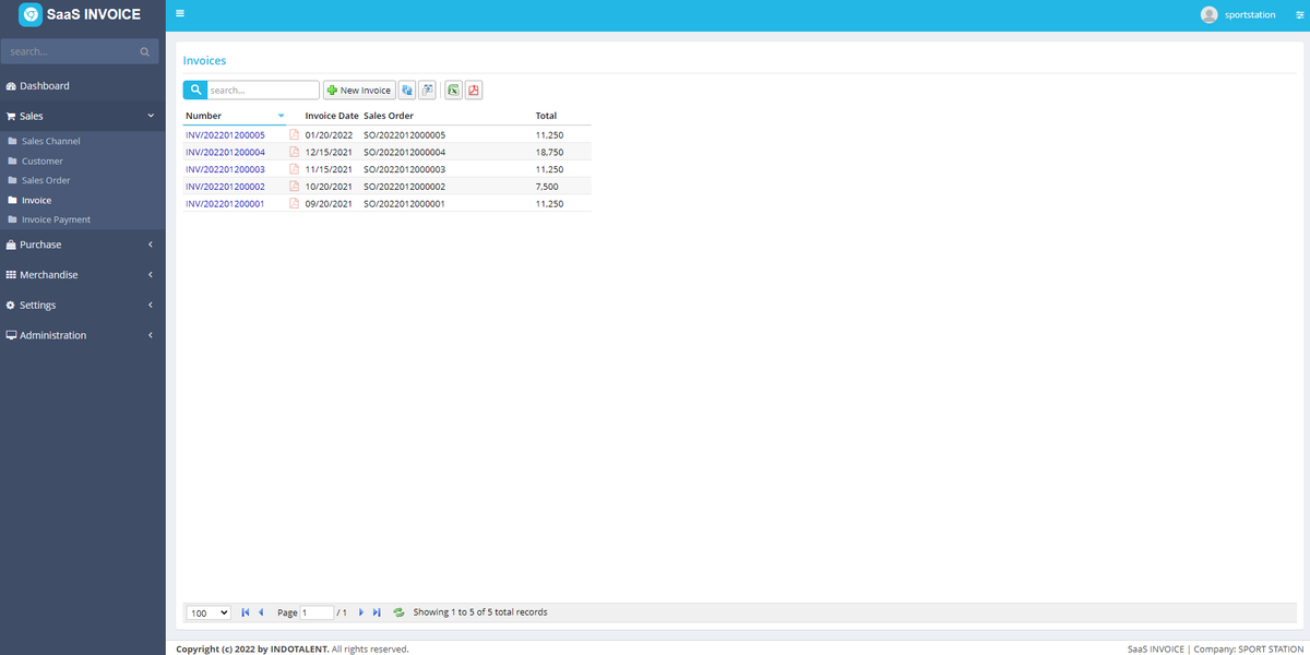 Invoice SaaS - Multitenant Invoice Management System – INDOTALENT STORE