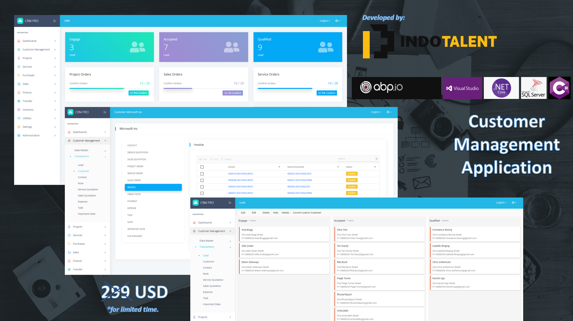 CRM Pro - Customer Management Application System – INDOTALENT STORE
